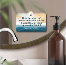 Suction Sign: He Is The Maker Of Heaven SSH0021 | Cru Media Ministry